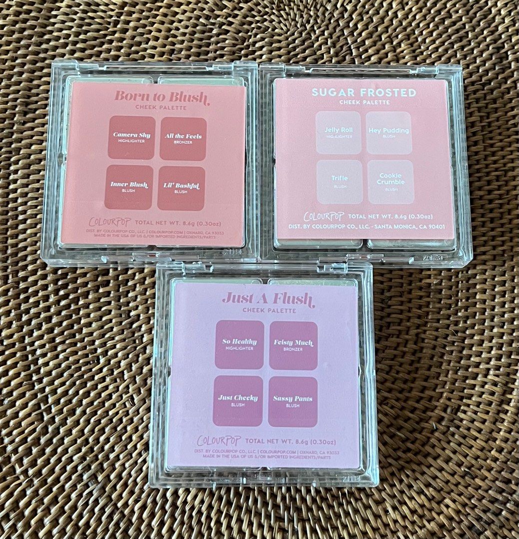 Colourpop face palettes, Beauty & Personal Care, Face, Makeup on Carousell