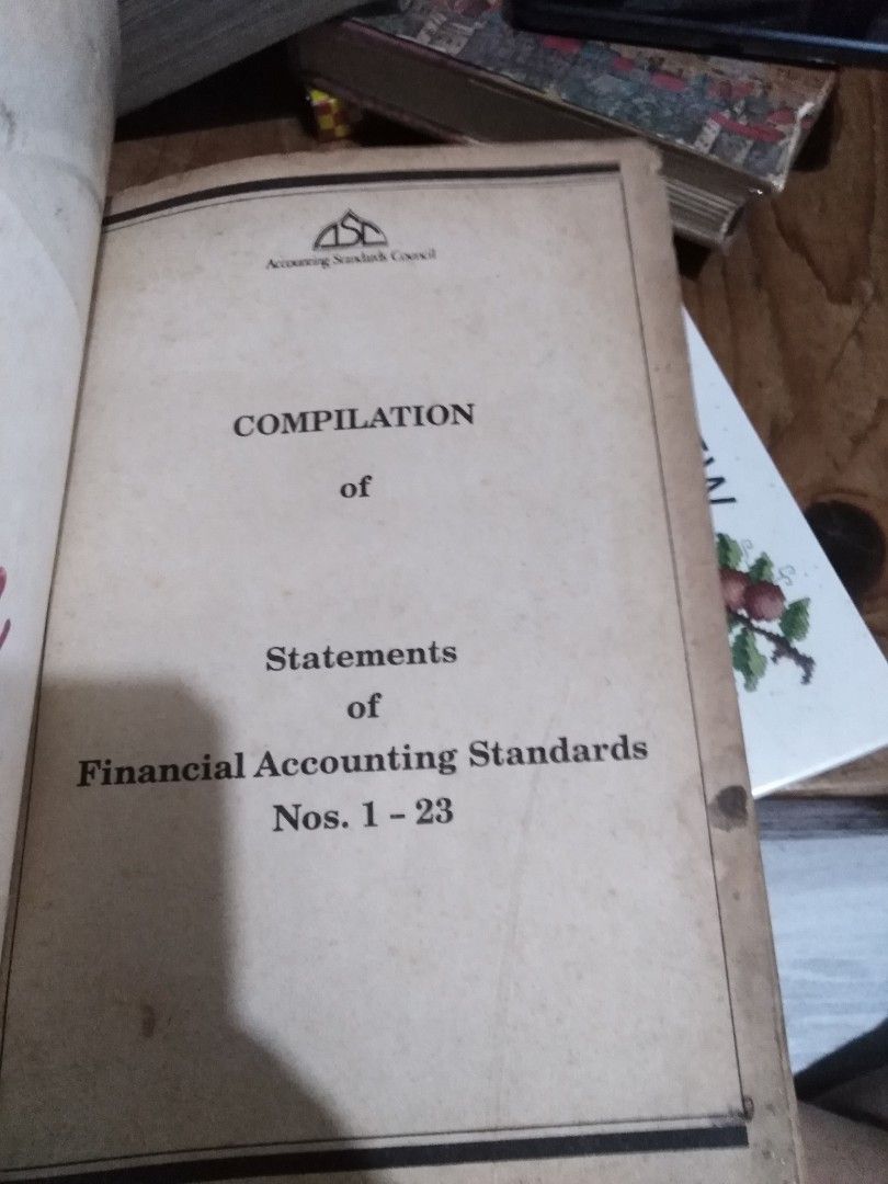 compilation of statements of financial accounting statements book ...