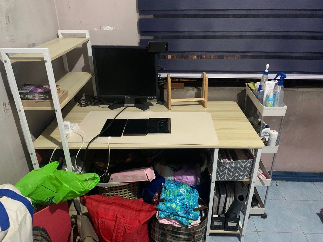 Computer/Study Table - Ofix Desk 8 (Light Top) (120x60), Furniture ...