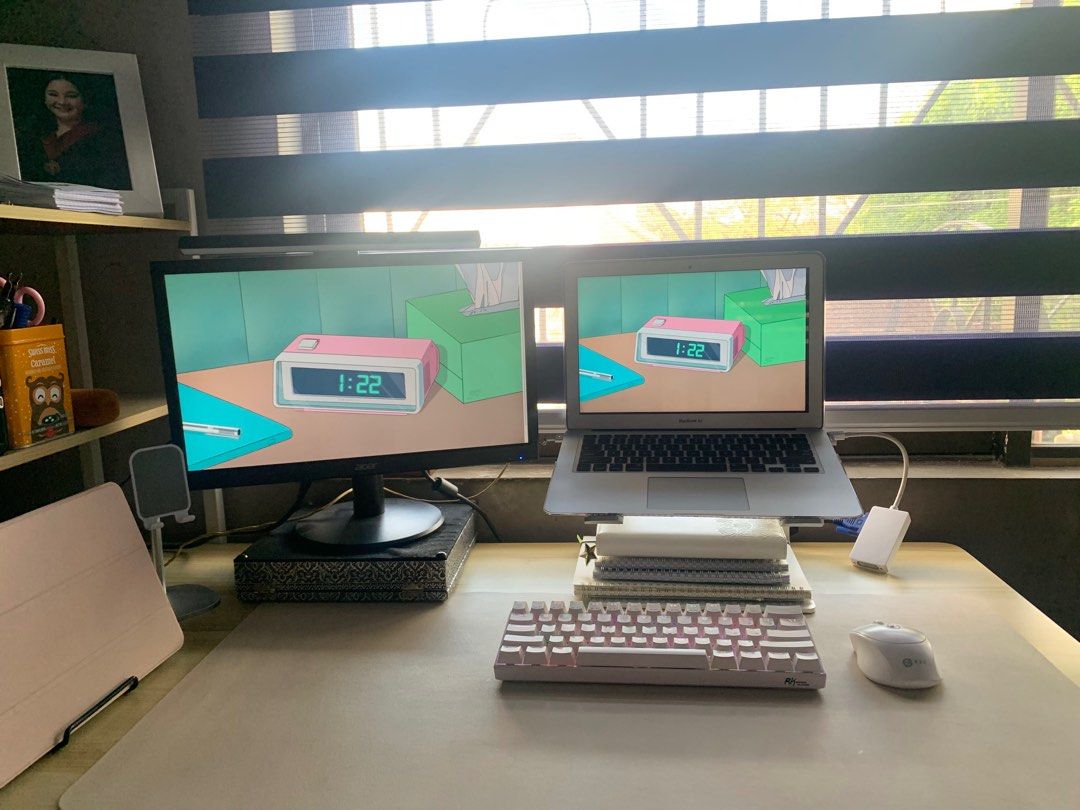 Computer/Study Table - Ofix Desk 8 (Light Top) (120x60), Furniture ...