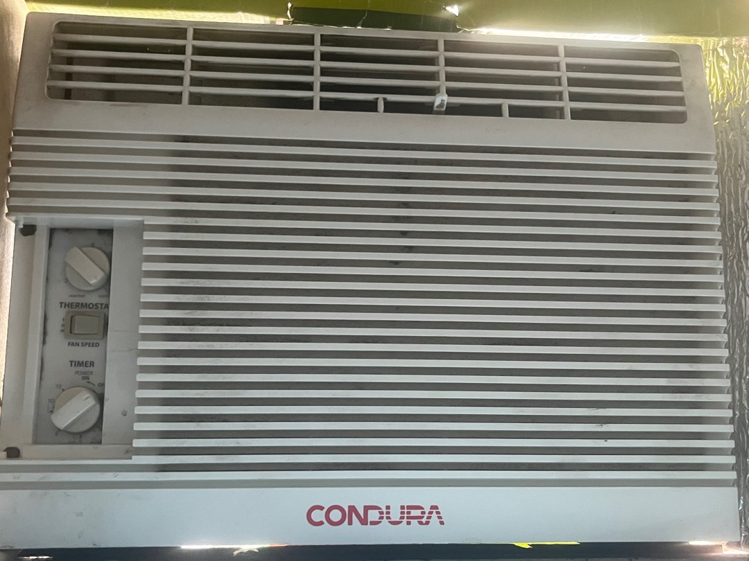Condura .75hp window type ac, TV & Home Appliances, Air Conditioning ...