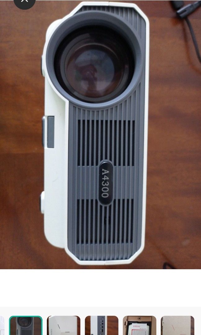 cooau hd projector - original box and documentation. perfect for casual ...
