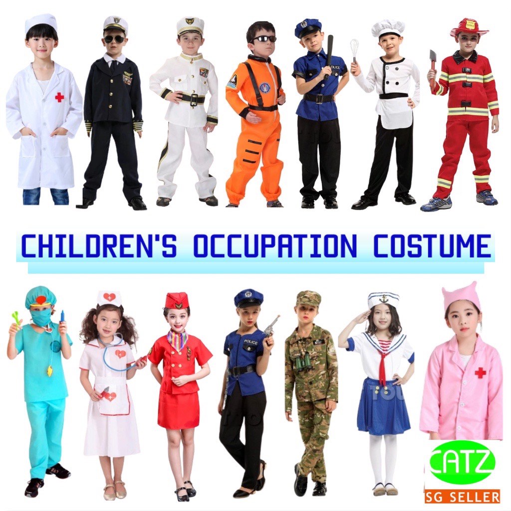 Costume Kid's Occupation Costume Children's Day Party Childrens Kids ...