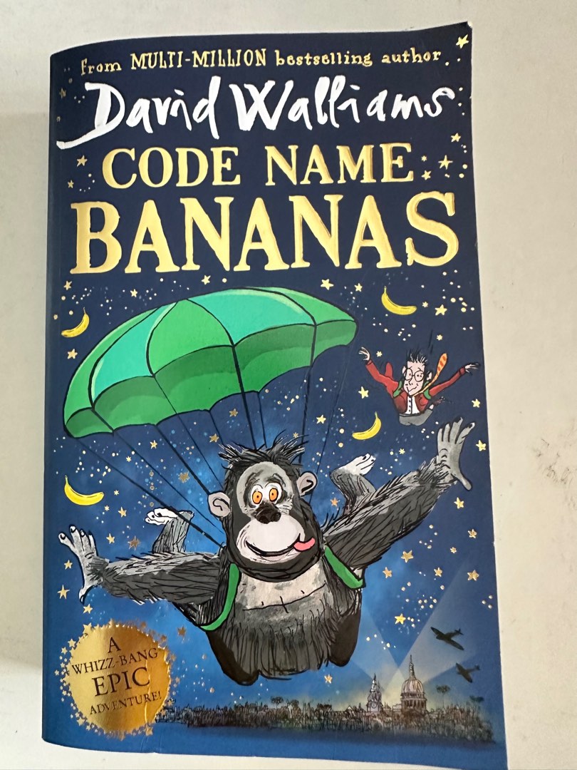David Walliams Code Name Bananas, Hobbies & Toys, Books & Magazines ...
