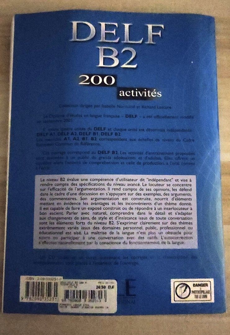 DELF B2 Workbook, Hobbies & Toys, Books & Magazines, Textbooks on Carousell