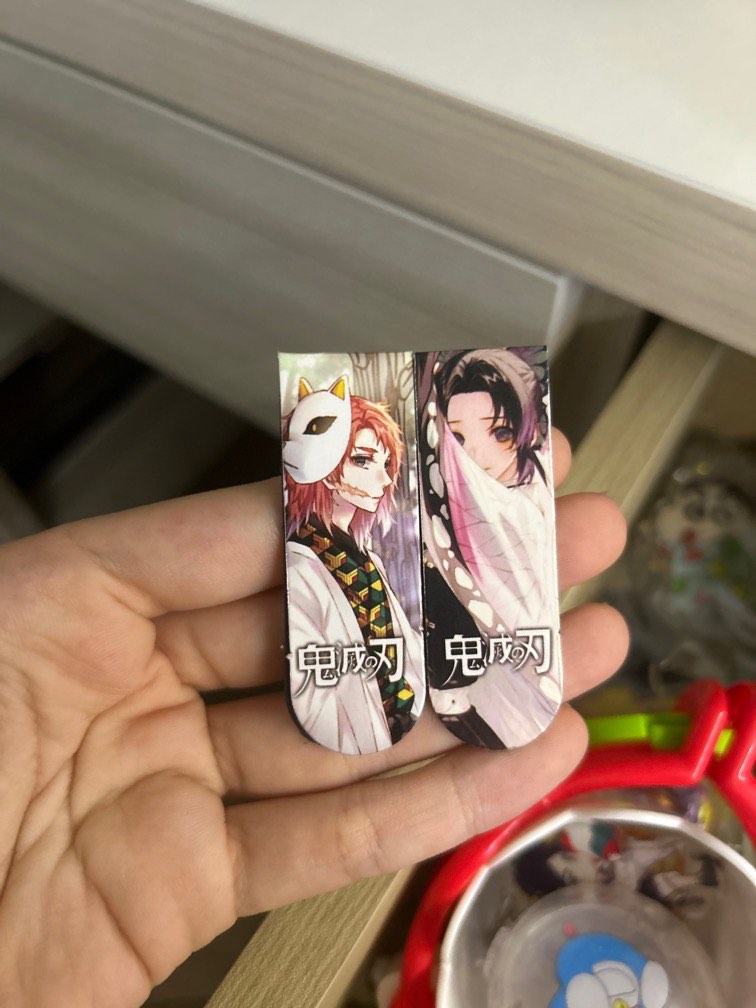 demon slayer bookmark zenitsu giyu shinobu sabito, Hobbies & Toys ...