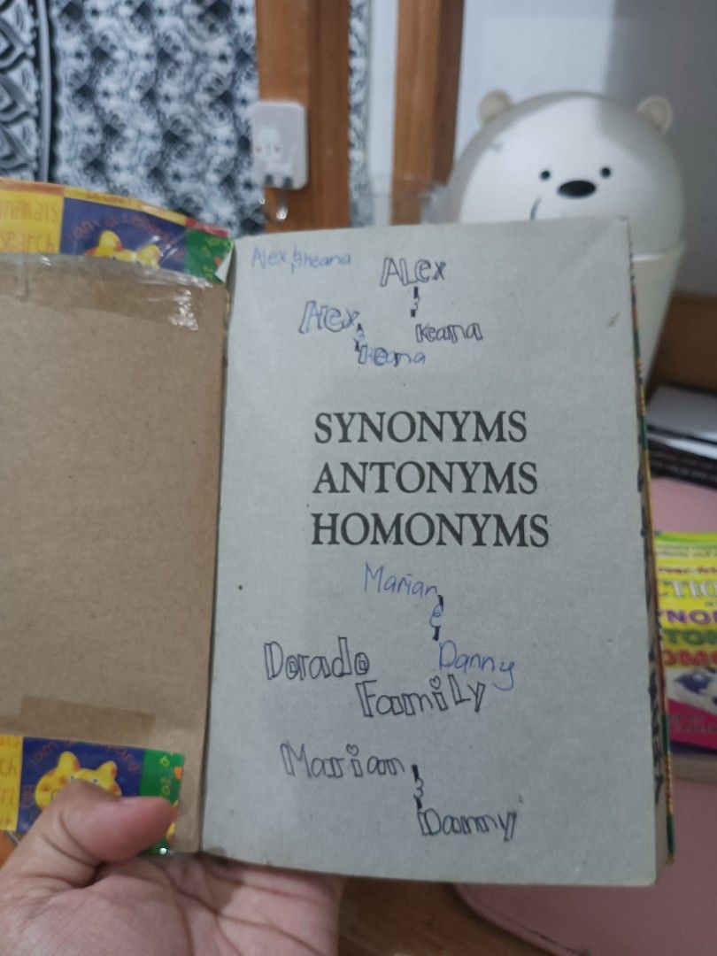 Dictionary of Synonyms, Antonyms and Homonyms, Hobbies & Toys, Books ...