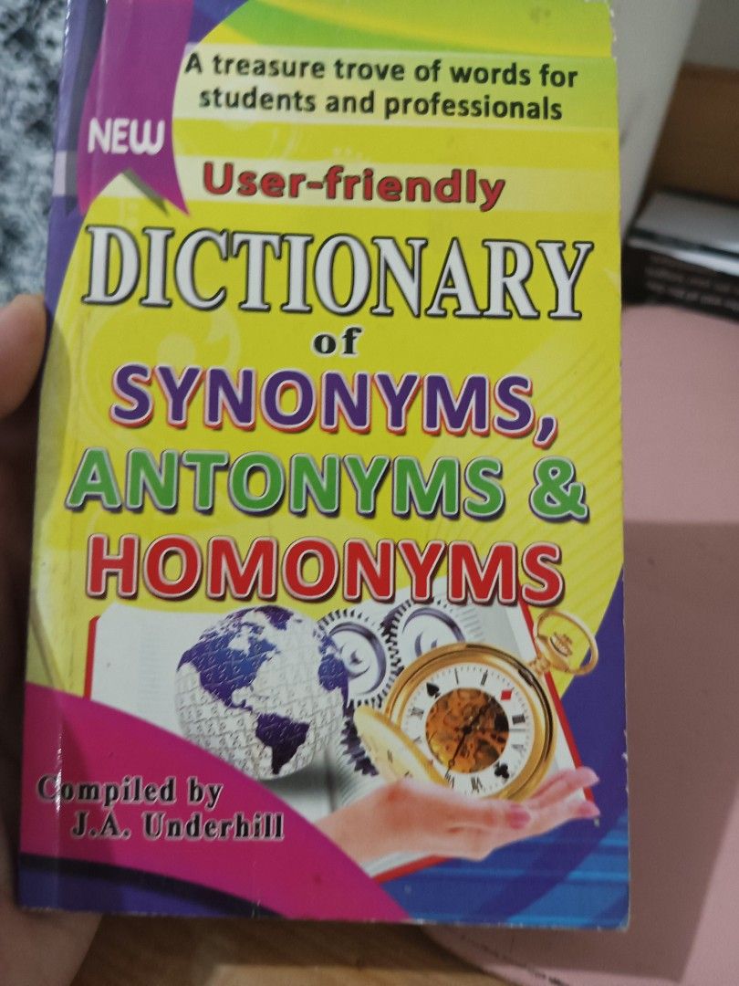 Dictionary of Synonyms, Antonyms and Homonyms, Hobbies & Toys, Books ...