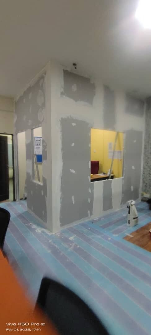 DINDING JENIS PARTITION GYPSUM l drywall install, Services, Others on ...