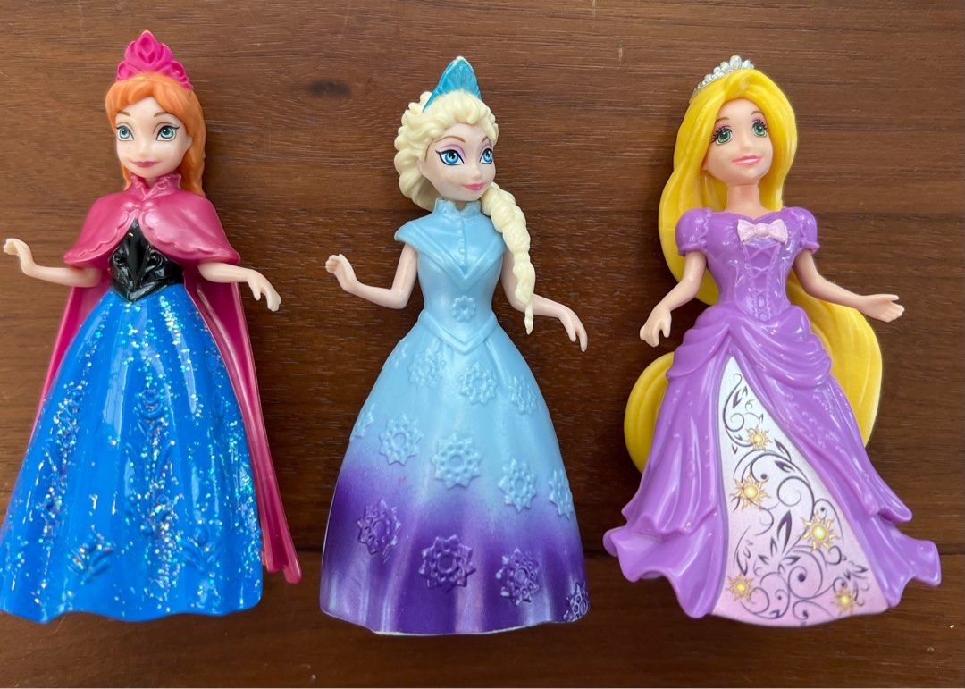 Disney Princess Magiclip (clip on) doll collection, Hobbies & Toys ...