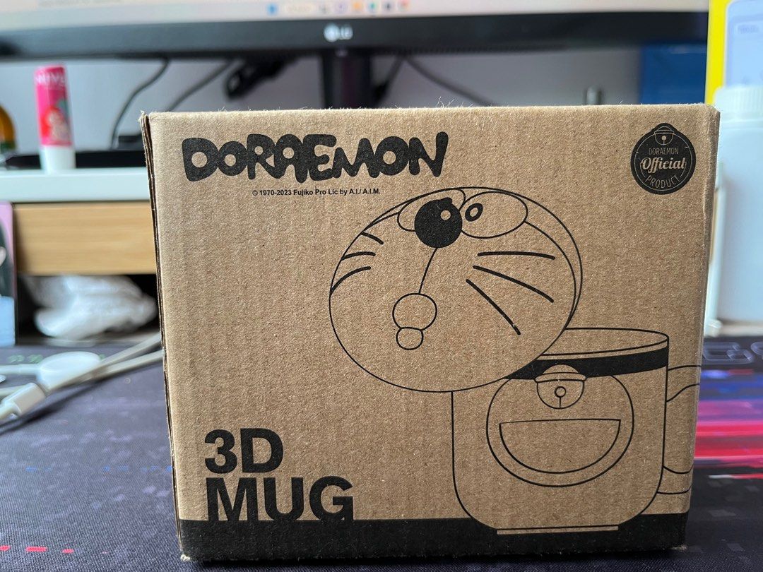 Doraemon 3D mug limited edition nivea, Furniture & Home Living ...