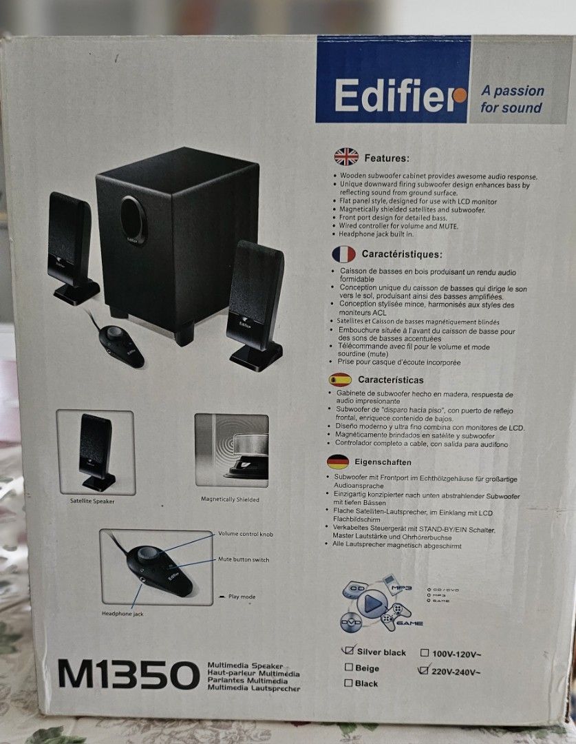 Edifier Multimedia Speaker, Audio, Soundbars, Speakers & Amplifiers on Carousell