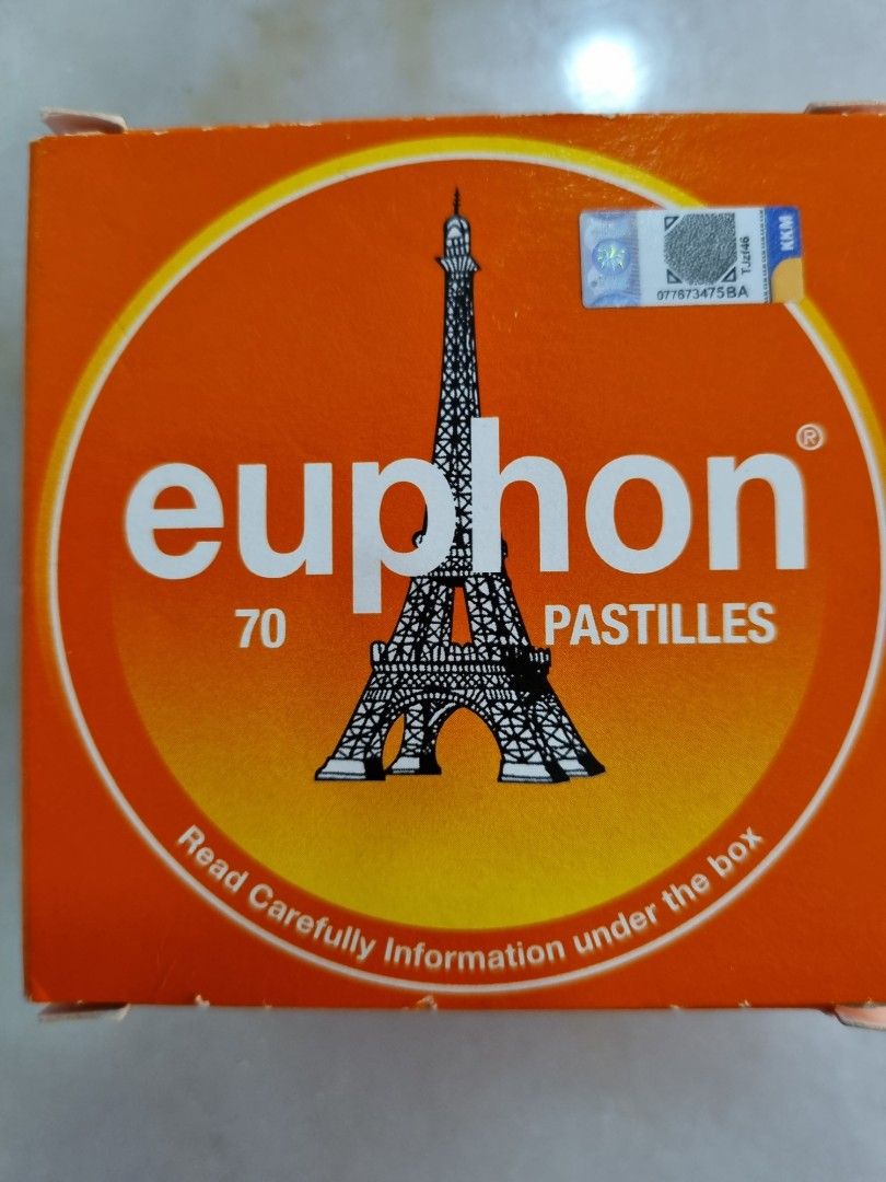 Euphon 70 pastilles-expiry Jul 2024, Food & Drinks, Packaged & Instant ...