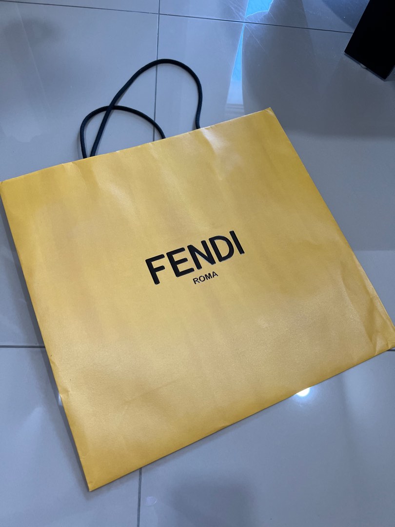 Fendi - Authentic Paper Bag, Luxury, Bags & Wallets on Carousell