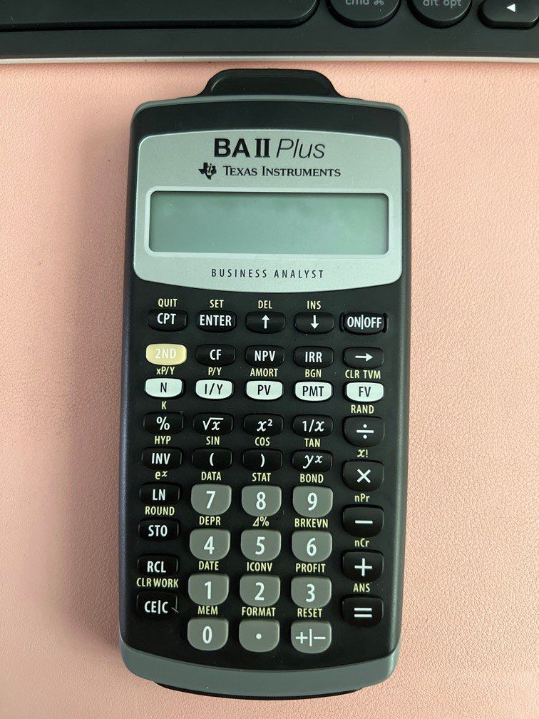 Financial Calculator BA II Plus, Computers & Tech, Office & Business ...