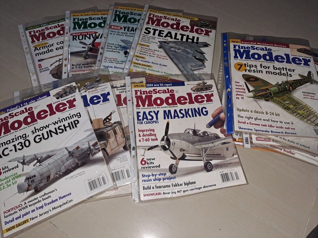 FINE SCALE MODELLER model magazines, Hobbies & Toys, Books & Magazines ...