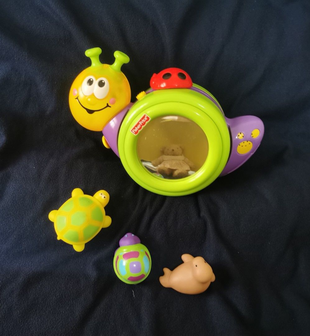 Fisher Price Go Baby Go 1-2-3 Crawl Along Snail, Babies & Kids, Infant ...