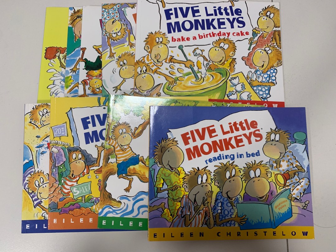 Five little monkeys, Hobbies & Toys, Books & Magazines, Children's ...