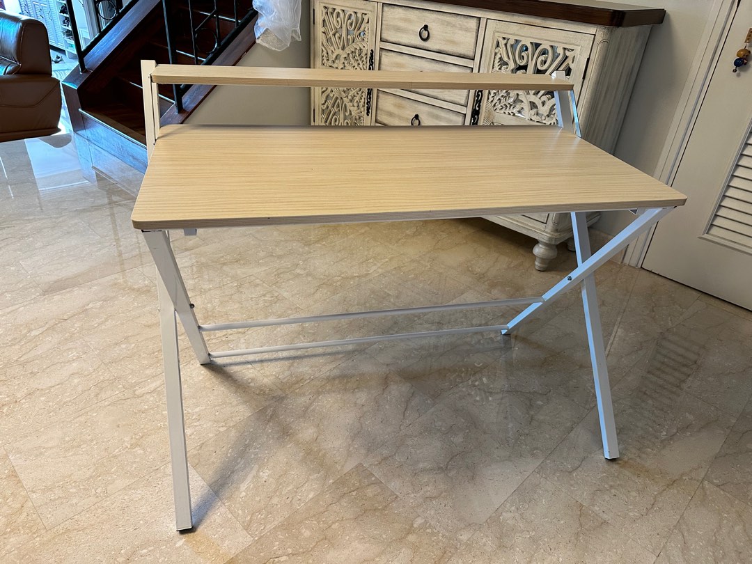 Foldable Study Table, Furniture & Home Living, Furniture, Tables & Sets ...