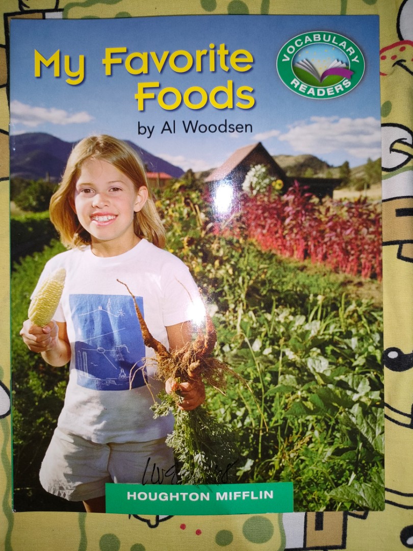 For Sale Book Houghton Mifflin My Favorite Foods Short Story Let's Read for Grade 4 and up on ...
