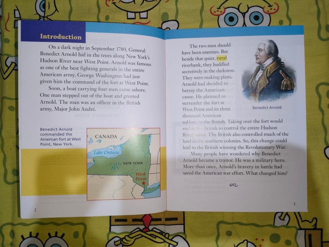 For Sale Book Houghton Mifflin Benedict Arnold Short Story Let's Read ...