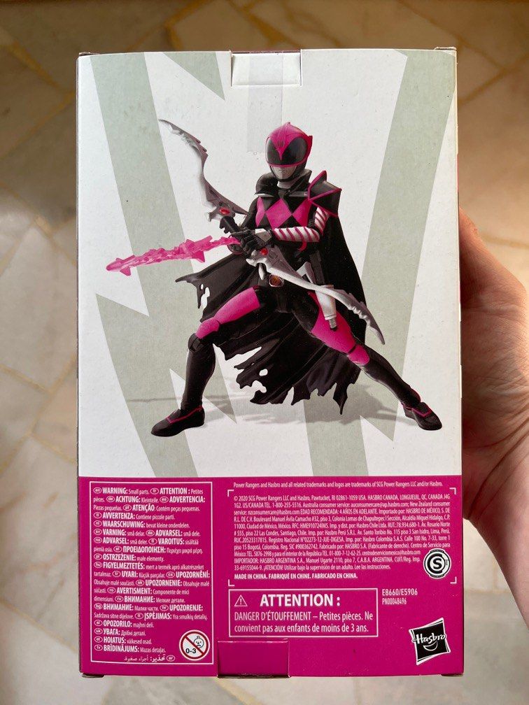 (FREE COURIER) HASBRO LIGHTNING COLLECTION POWER RANGER PINK RANGER ...