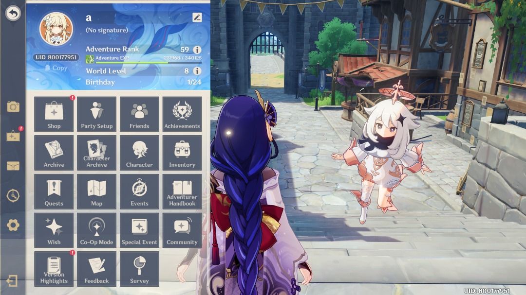 Genshin Impact AR 59, Quadra Archon, Raiden+Sig|Ganyu+Sig..etc, Video Gaming, Video Games ...