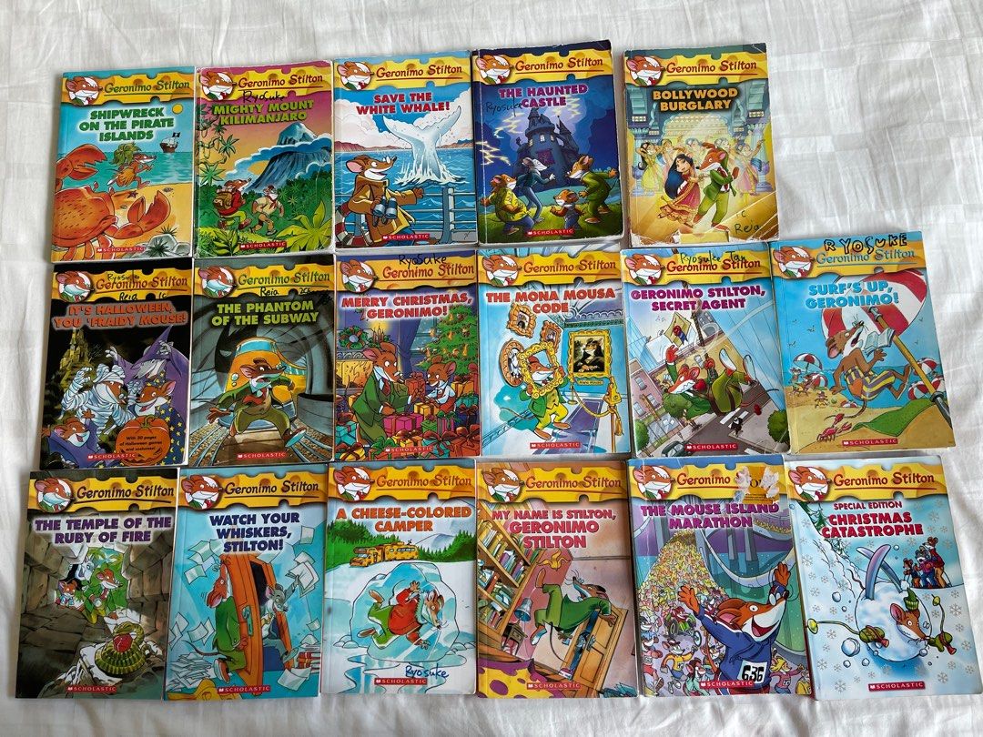 Geronimo Stilton books set, Hobbies & Toys, Books & Magazines, Children ...