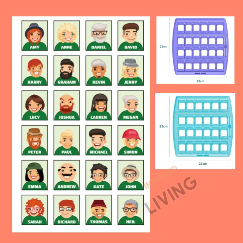 Guess Who Is It Classic Board Game - Tiktok Favourite Toy - For family ...