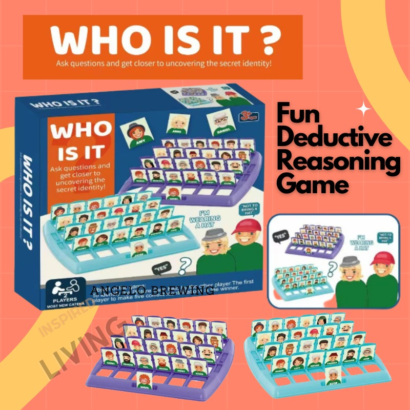 Guess Who Is It Classic Board Game - Tiktok Favourite Toy - For family ...