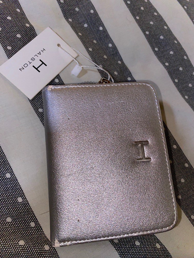 Halston Silver Wallet, Women's Fashion, Bags & Wallets, Wallets & Card ...
