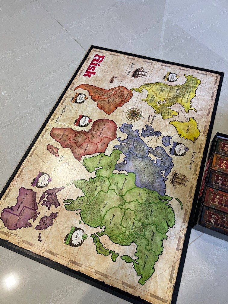 Hasbro Risk strategy board game, Hobbies & Toys, Toys & Games on Carousell