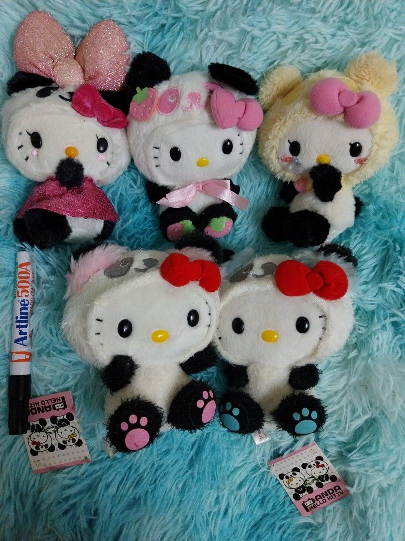 Hello Kitty Panda combo, Hobbies & Toys, Toys & Games on Carousell