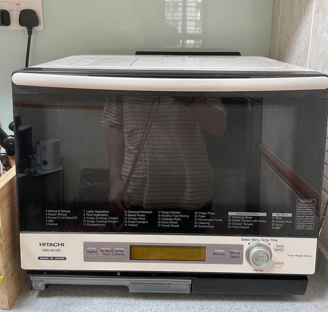 HITACHI MRO-AV100E Convection Microwave Oven, TV & Home Appliances ...