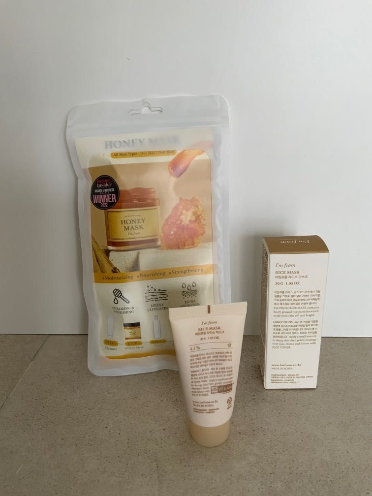 Honey Rice Mask, Beauty & Personal Care, Face, Face Care on Carousell