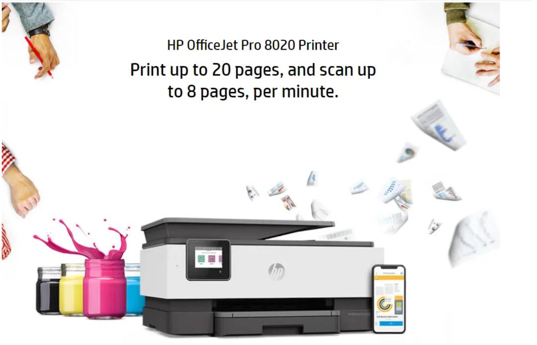 HP OfficeJet Pro All In One Printer Computers Tech Printers Scanners Copiers On
