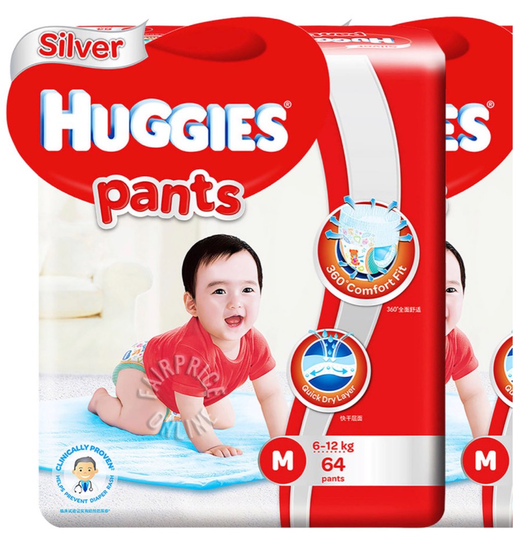 Huggies M Pants, Babies & Kids, Bathing & Changing, Diapers & Baby ...
