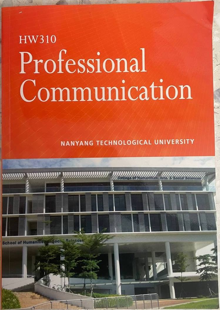 HW310 Professional Communication, Hobbies & Toys, Books & Magazines, Textbooks on Carousell