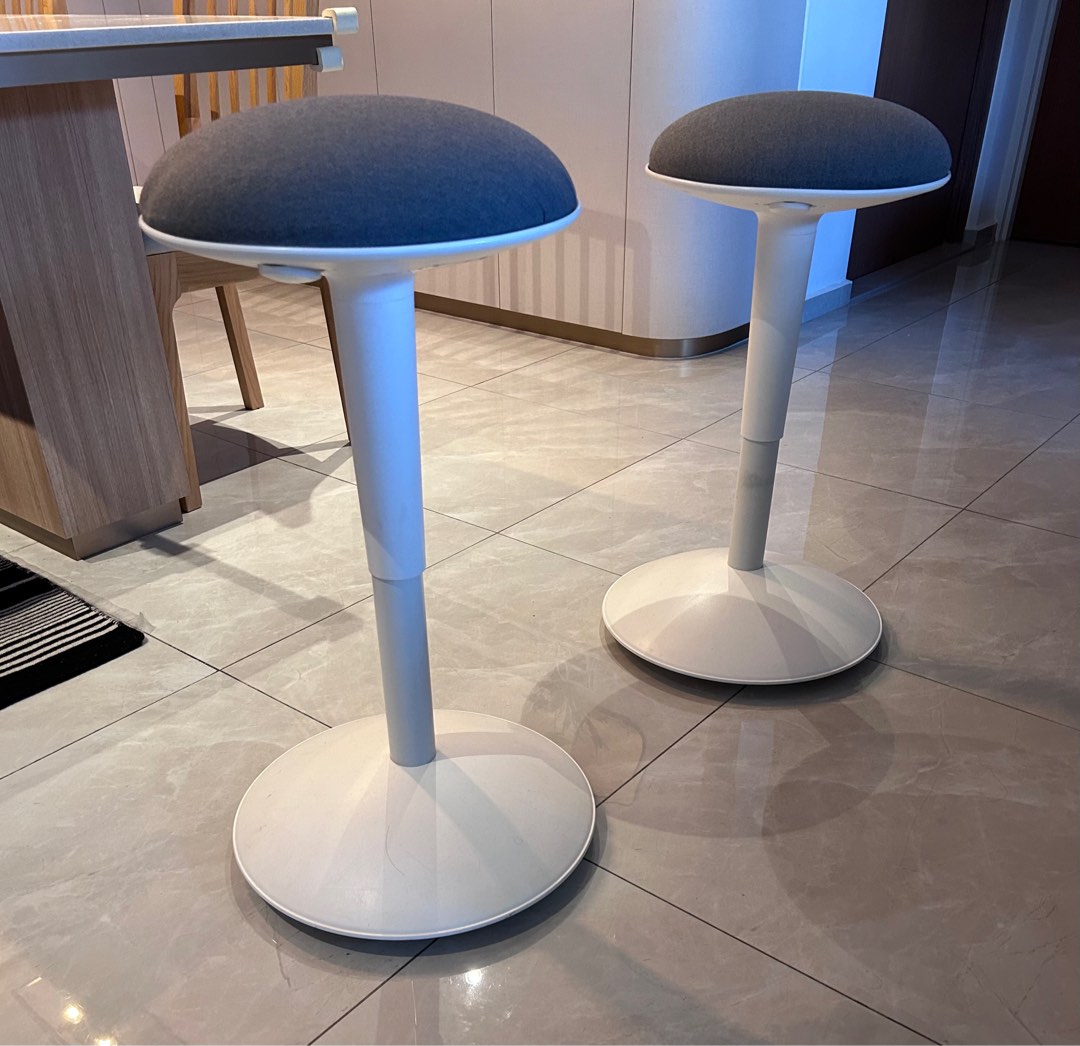 Ikea adjustable stools for sit/stand desks, Furniture & Home Living ...