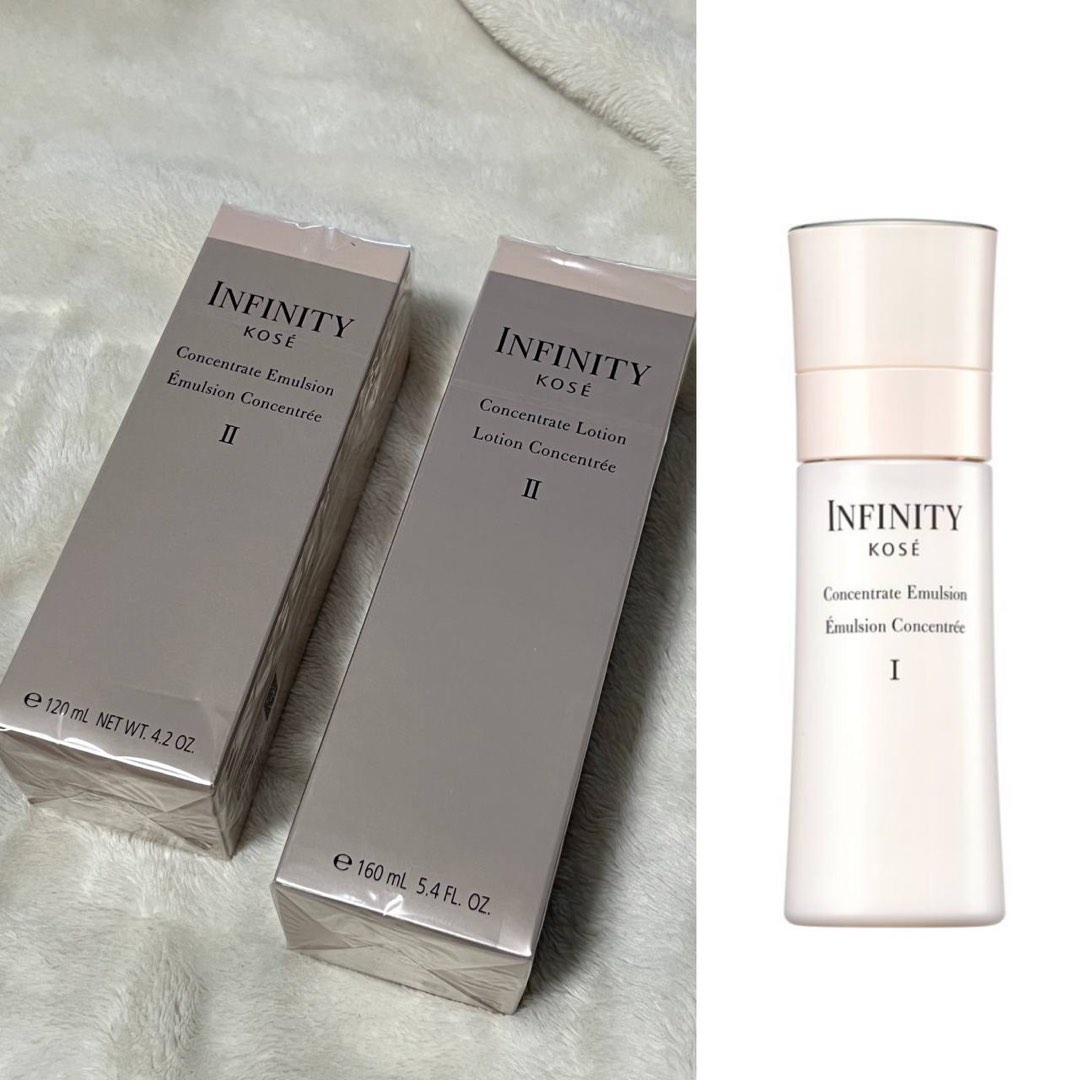 Infinity Kose Concentrate Emulsion & Lotion, Beauty & Personal Care, Face, Face Care on Carousell