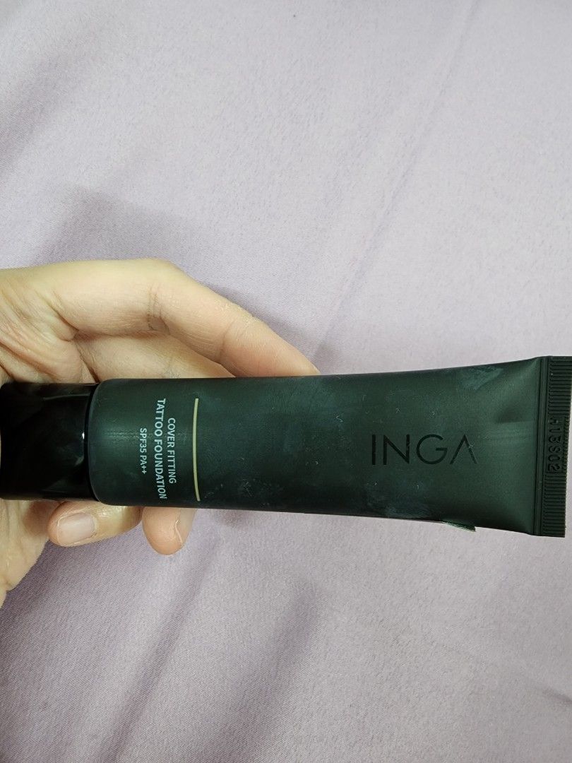Inga Cover Fitting Tatoo Foundation in 02, Beauty & Personal Care, Face ...