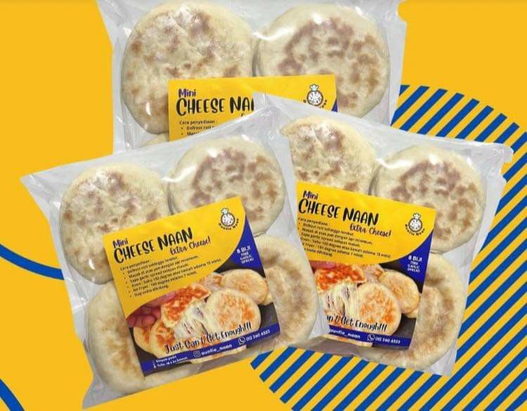 Instock Cheese Naan, Food & Drinks, Chilled & Frozen Food on Carousell