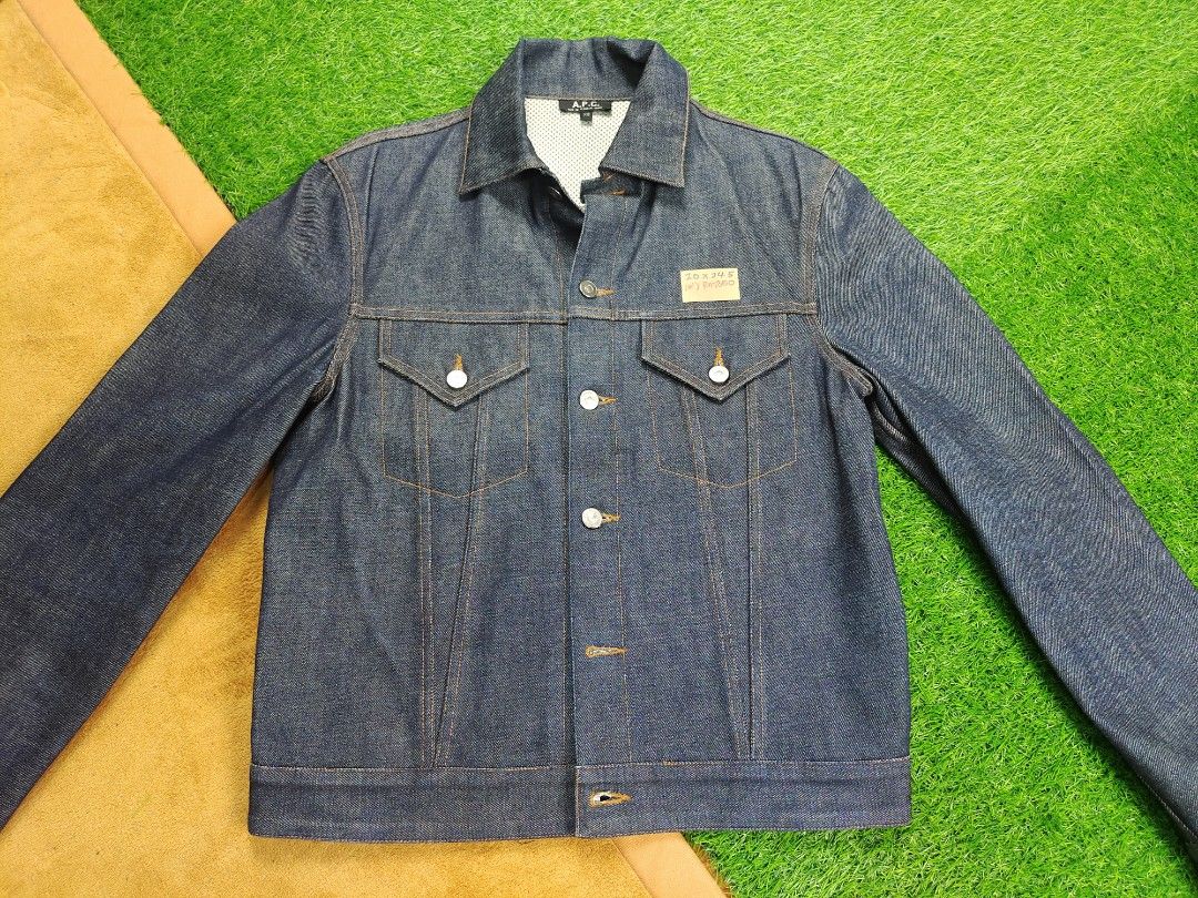 Jacket APC Kepala Kain (selvedge) - type III, Men's Fashion, Coats ...