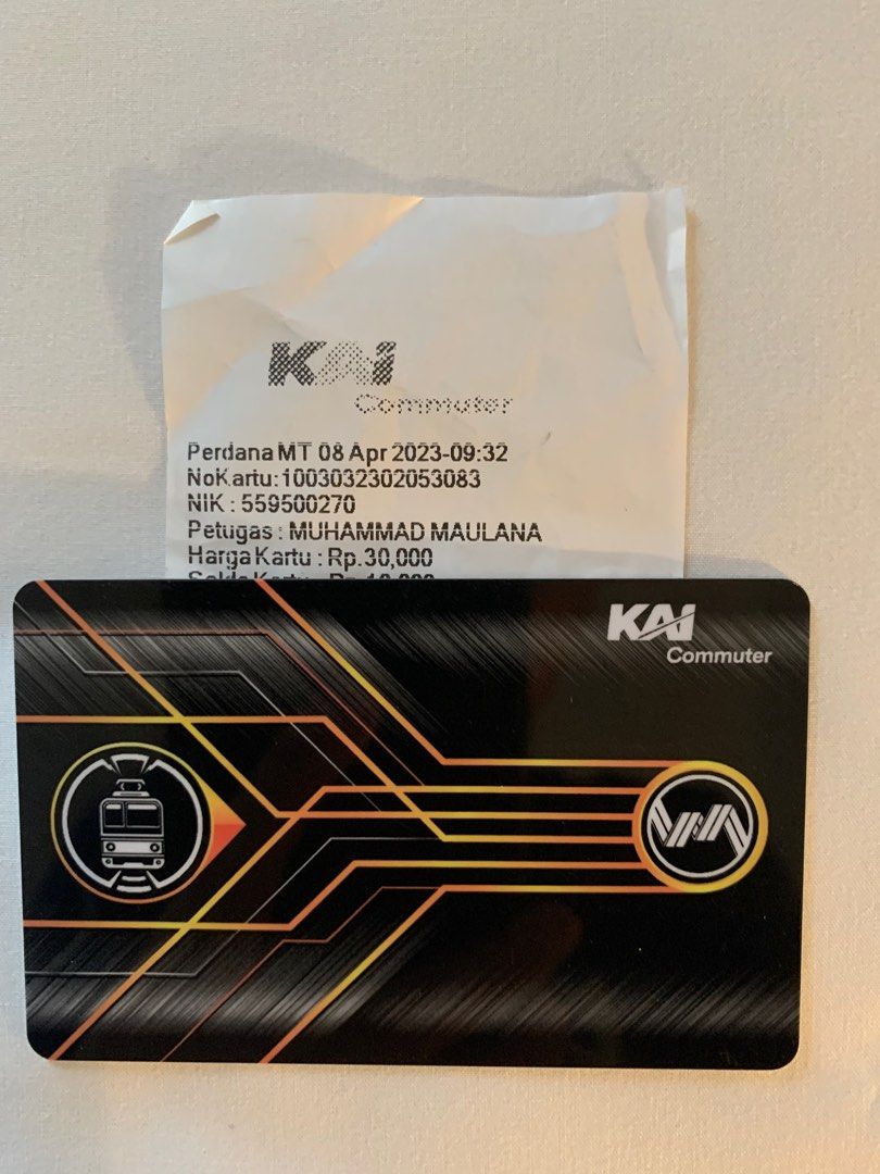 Jakarta KAI card, Tickets & Vouchers, Local Attractions & Transport on Carousell