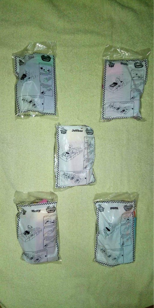 JOLLIBEE SPEED RACERS, Hobbies & Toys, Toys & Games on Carousell