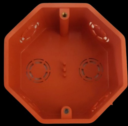 Junction Box 4x4" / Electrical Octagon Box / Orange Box (per pc ...