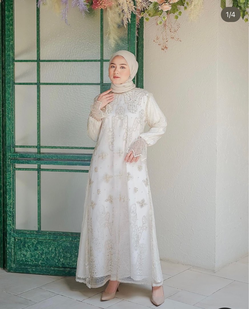 Kaftan Dress Raya Collection chantily Free Inner / Lebaran , Fesyen ...
