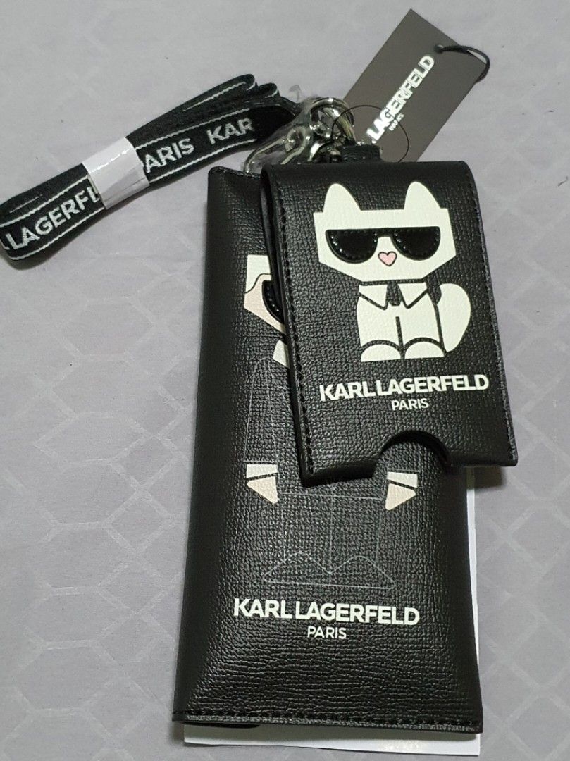 Karl Lagerfeld Lanyard Pouch (Authentic), Luxury, Bags & Wallets on ...