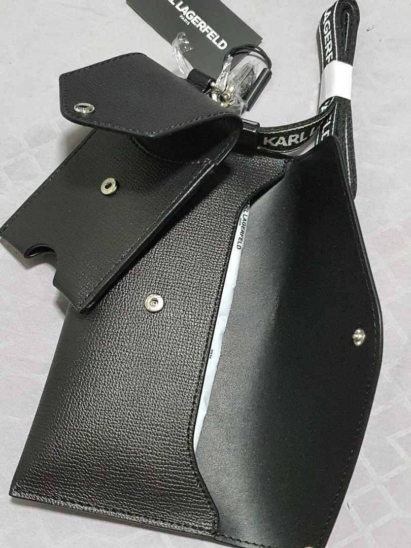 Karl Lagerfeld Lanyard Pouch (Authentic), Luxury, Bags & Wallets on ...