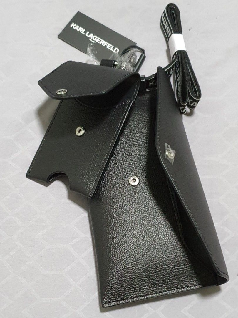Karl Lagerfeld Lanyard Pouch (Authentic), Luxury, Bags & Wallets on ...